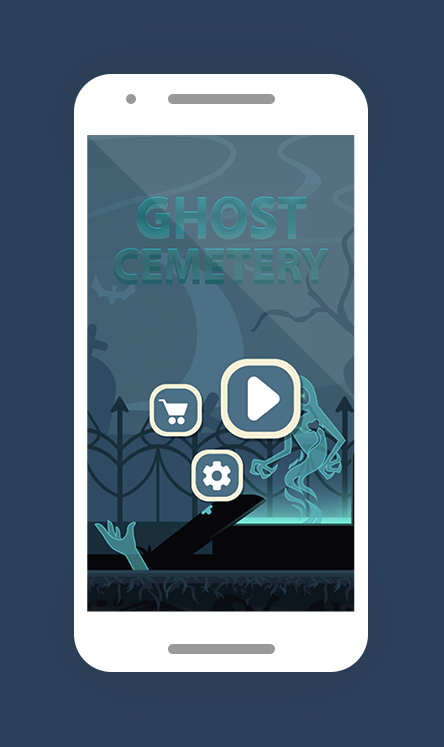 GHOST CEMETERY WITH ADMOB - ANDROID STUDIO & ECLIPSE FILE by Bosscadexgames